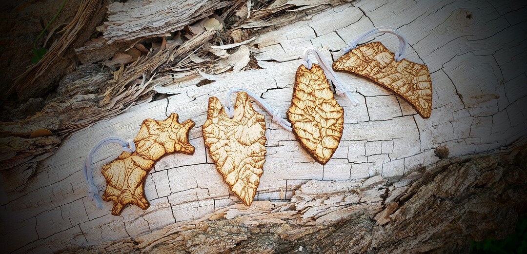 Wood Arrowhead Ornament Set - Etsy
