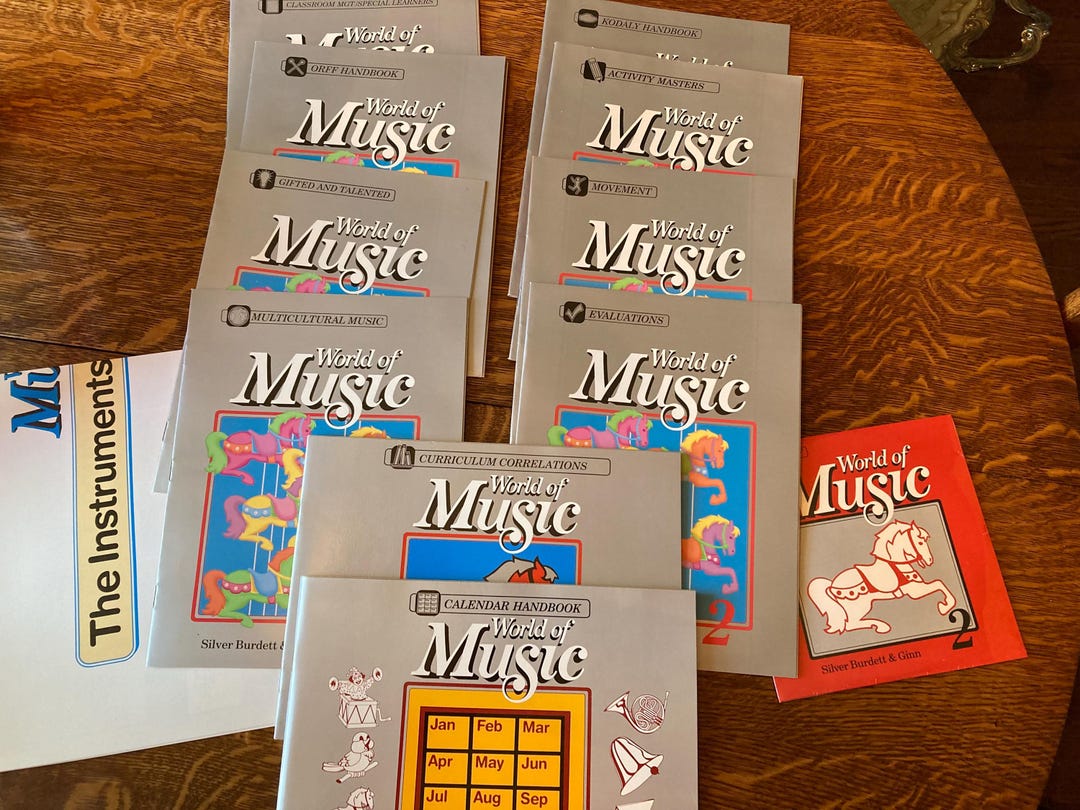 World of Music Grade 2 Book Set, CD & Poster - Etsy