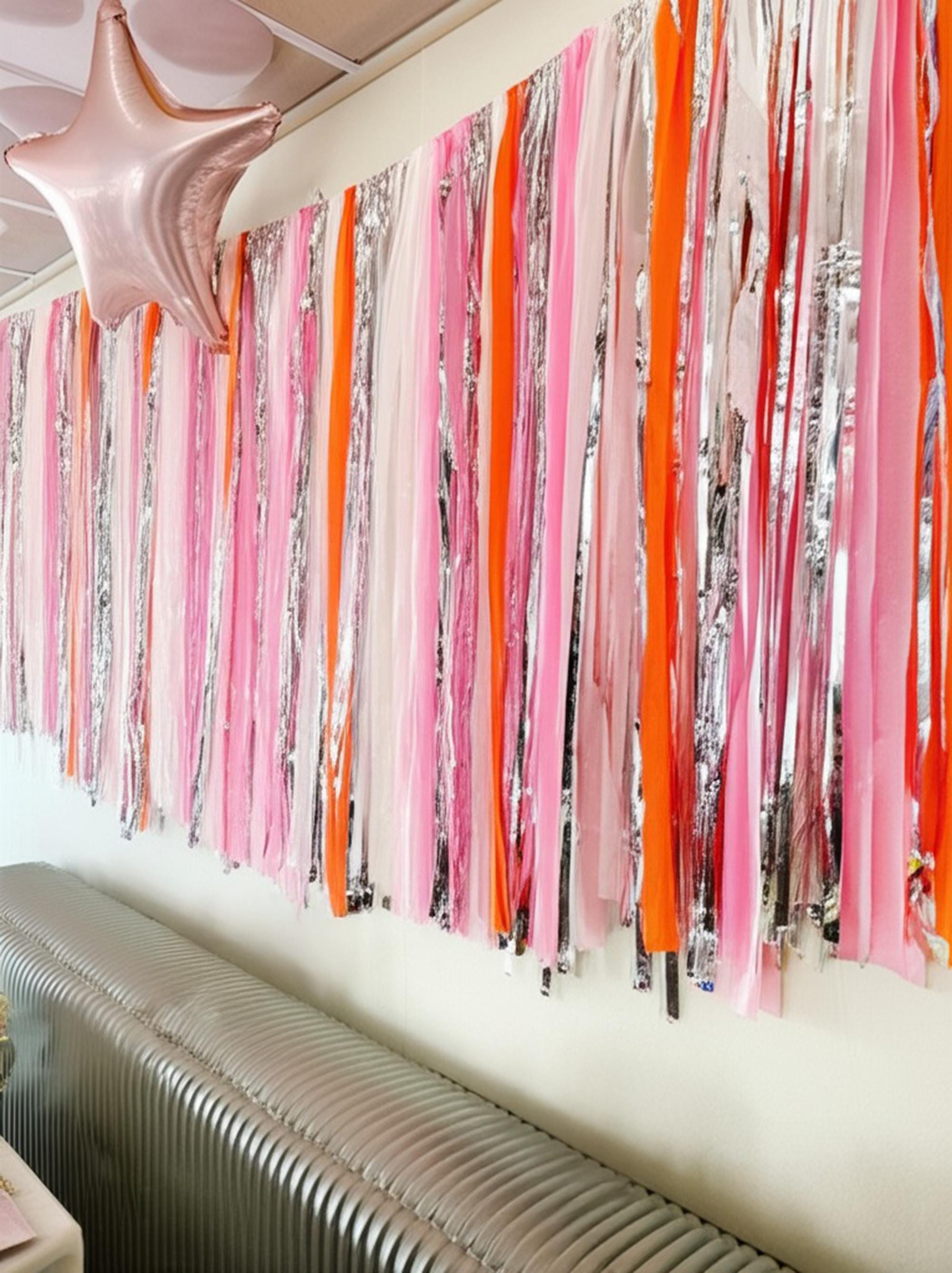Streamer Fringe Party Backdrop | Ready to Hang, Birthday Baby Shower ...