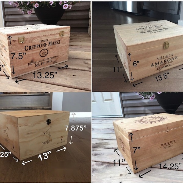 Wine Crate - Etsy