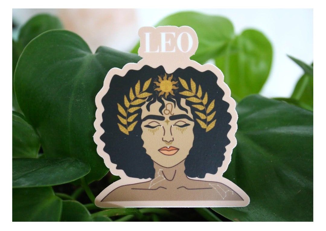 Leo Sticker Design Vinyl Sticker for Water Bottles and More - Etsy