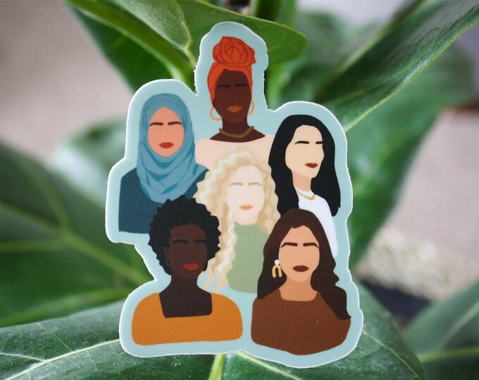 Sticker Women United Design Vinyl Sticker for Water Bottles and More ...