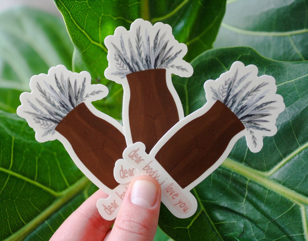 Sticker Body Love Design Vinyl Sticker for Water Bottles and More ...