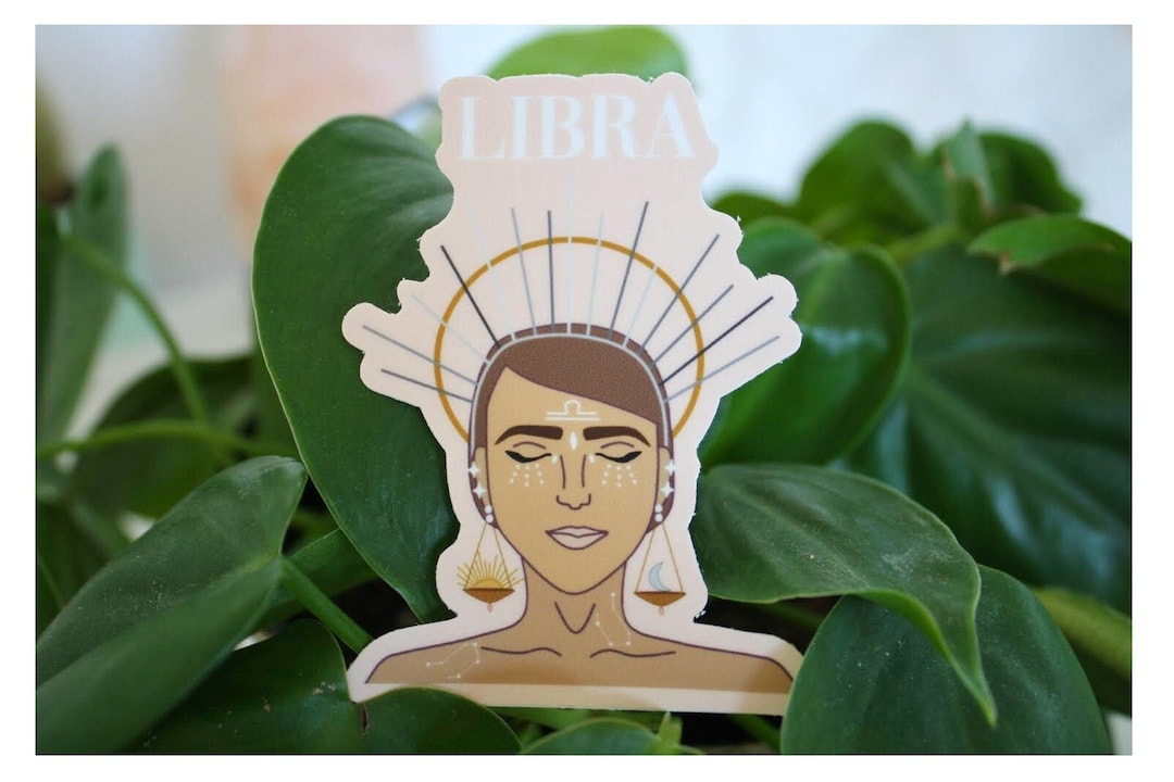 Libra Sticker Design Vinyl Sticker for Water Bottles and More Original ...