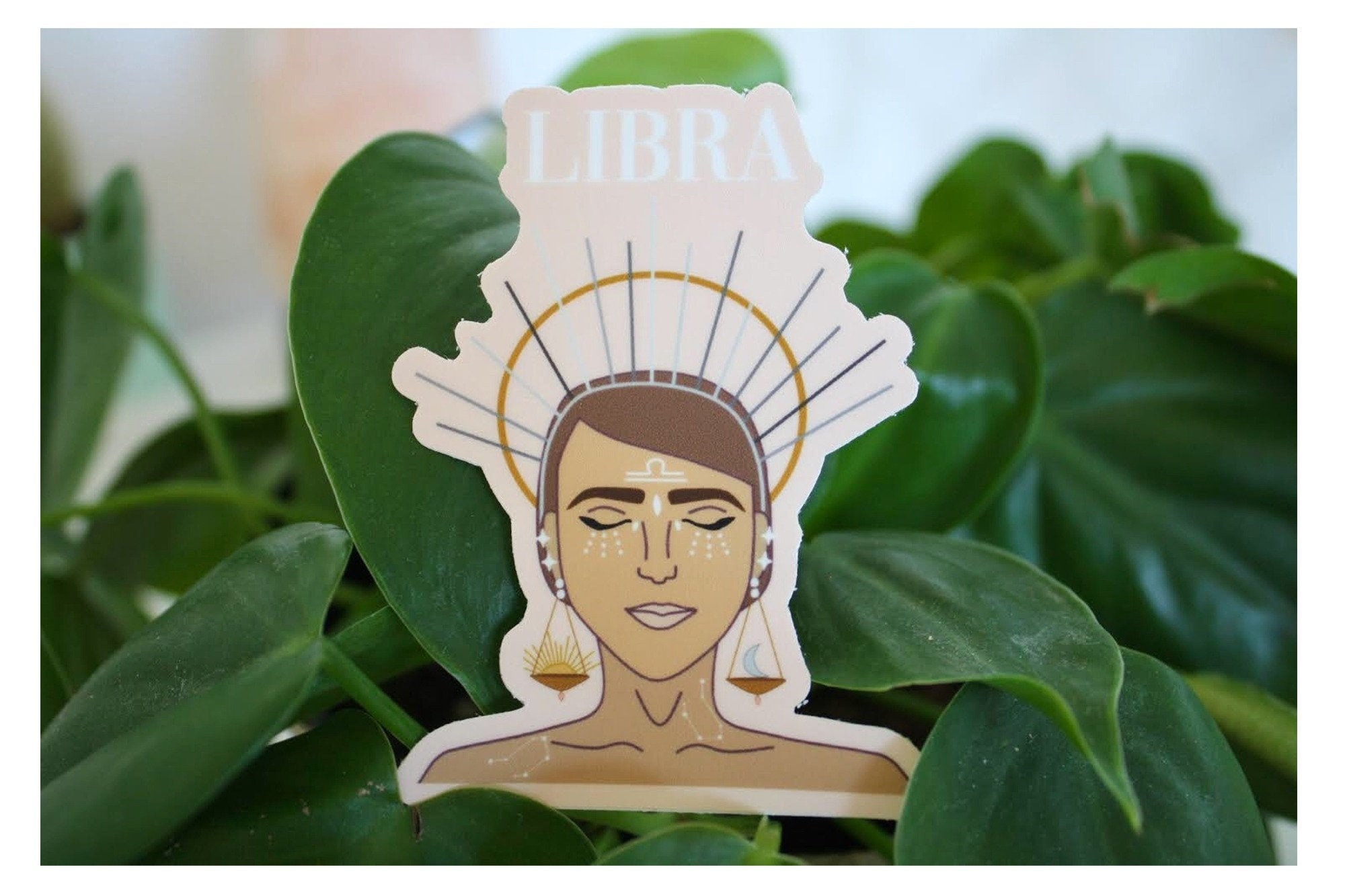 Libra Sticker Design Vinyl Sticker for Water Bottles and More Original ...
