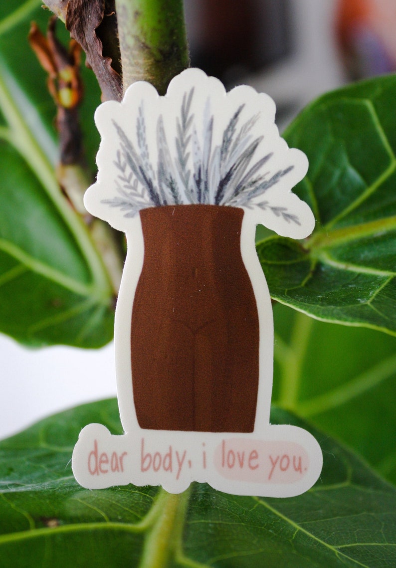 Sticker Body Love Design Vinyl Sticker for Water Bottles and - Etsy