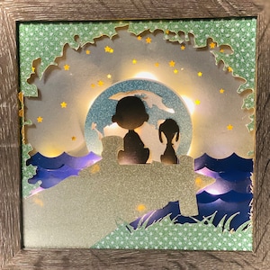 3d Snoopy Shadow Box Design SVG - Etsy Canada