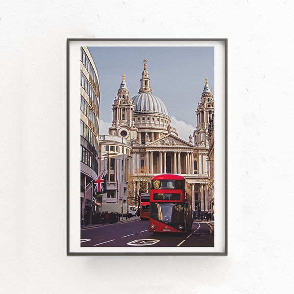 St Paul Cathedral Poster - Etsy