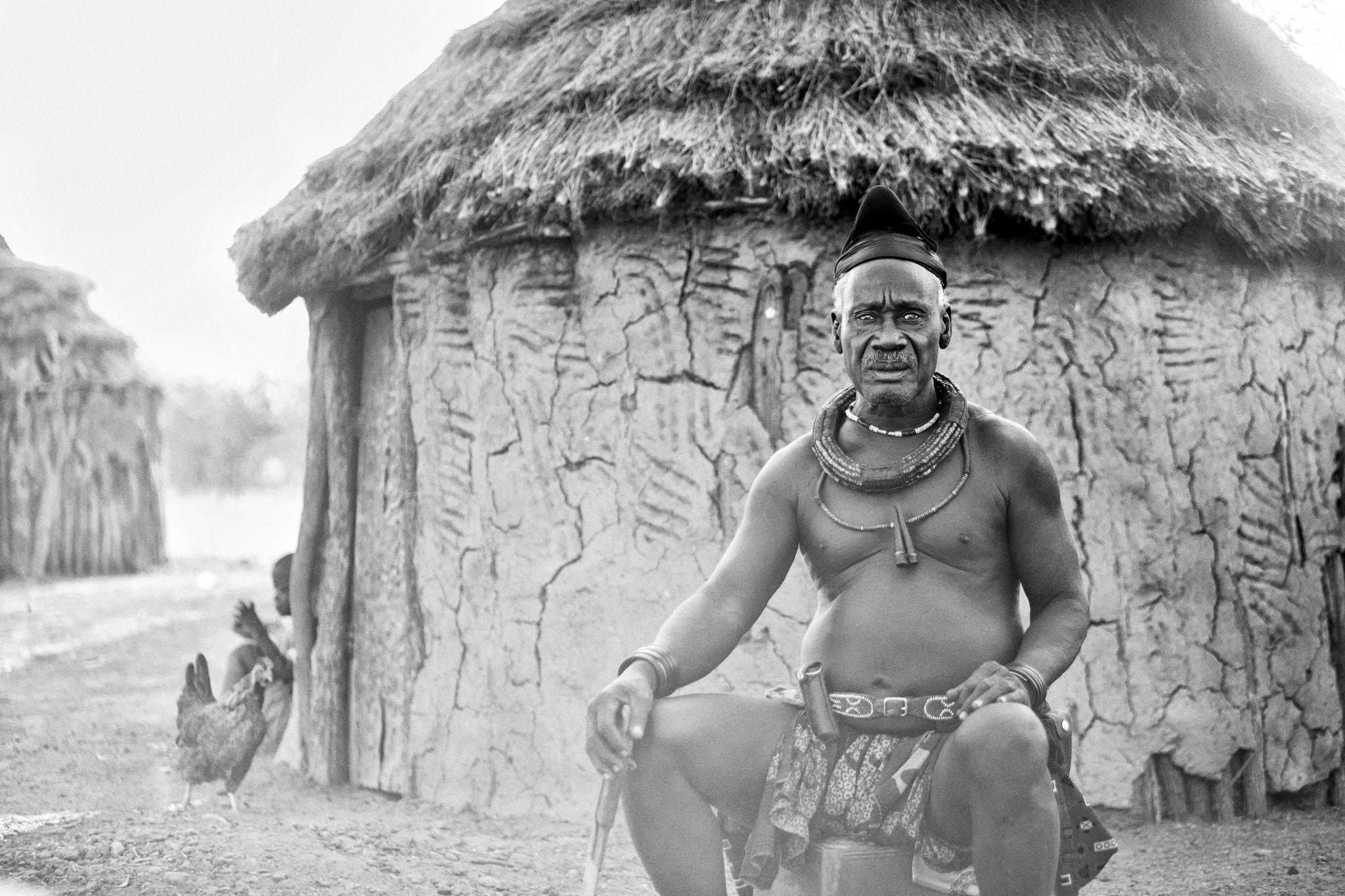 Himba Chief Portrait Print: Namibia Tribal Photography, African Wall ...