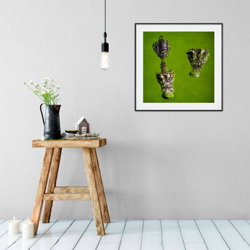 Crocodiles Print, Crocodile Poster, Wild Animals Decor, Loving Animals ...