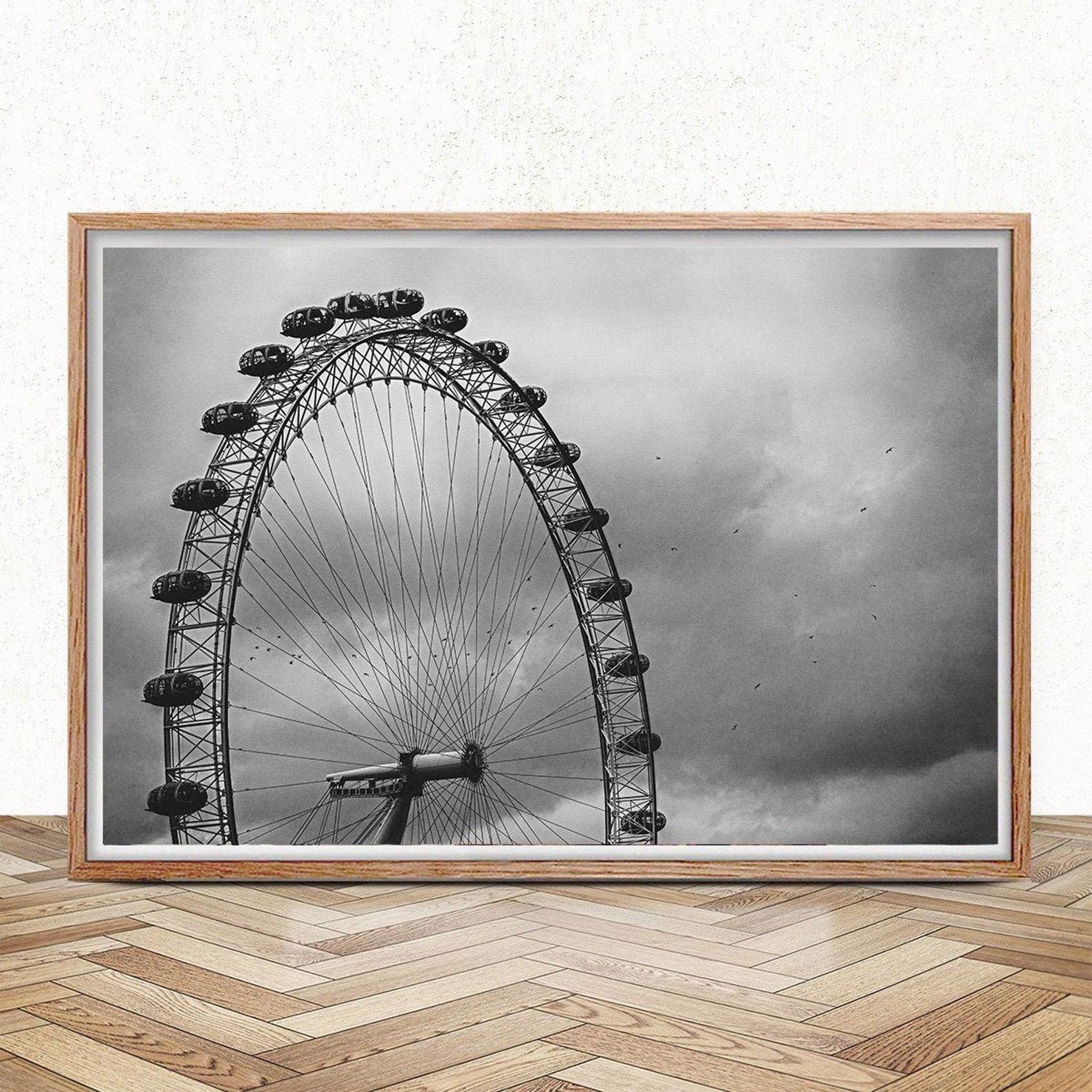 London Print London Eye Wall Decor England Cityscape Fine - Etsy