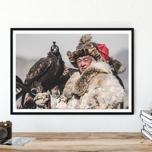 Eagles Hunter Poster, Eagle Hunters Mongolia, Golden Eagle Wall Art ...