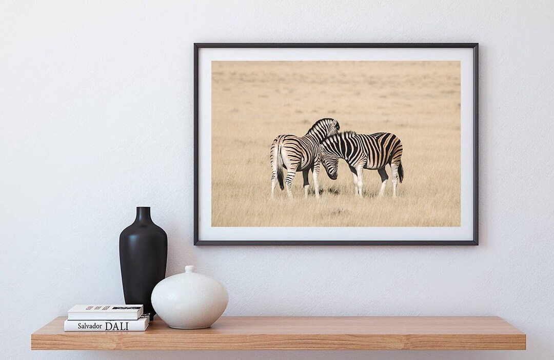 Zebra Print, Wild Animals Poster, African Safari Decor, Wildlife Photo ...