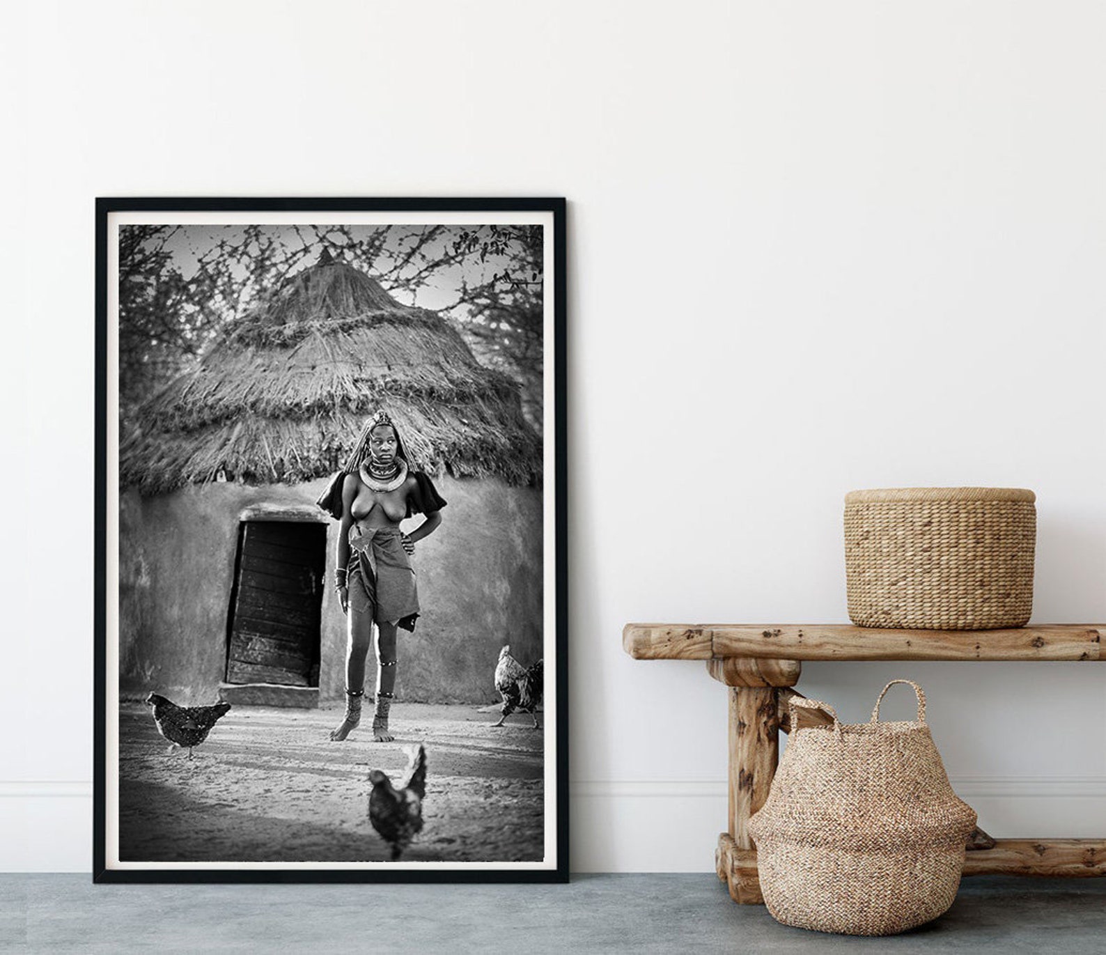 African Women Print Himba Namibia Wall Decor African Tribal - Etsy