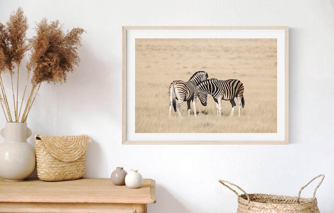 Zebra Print Wild Animals Poster African Safari Decor - Etsy