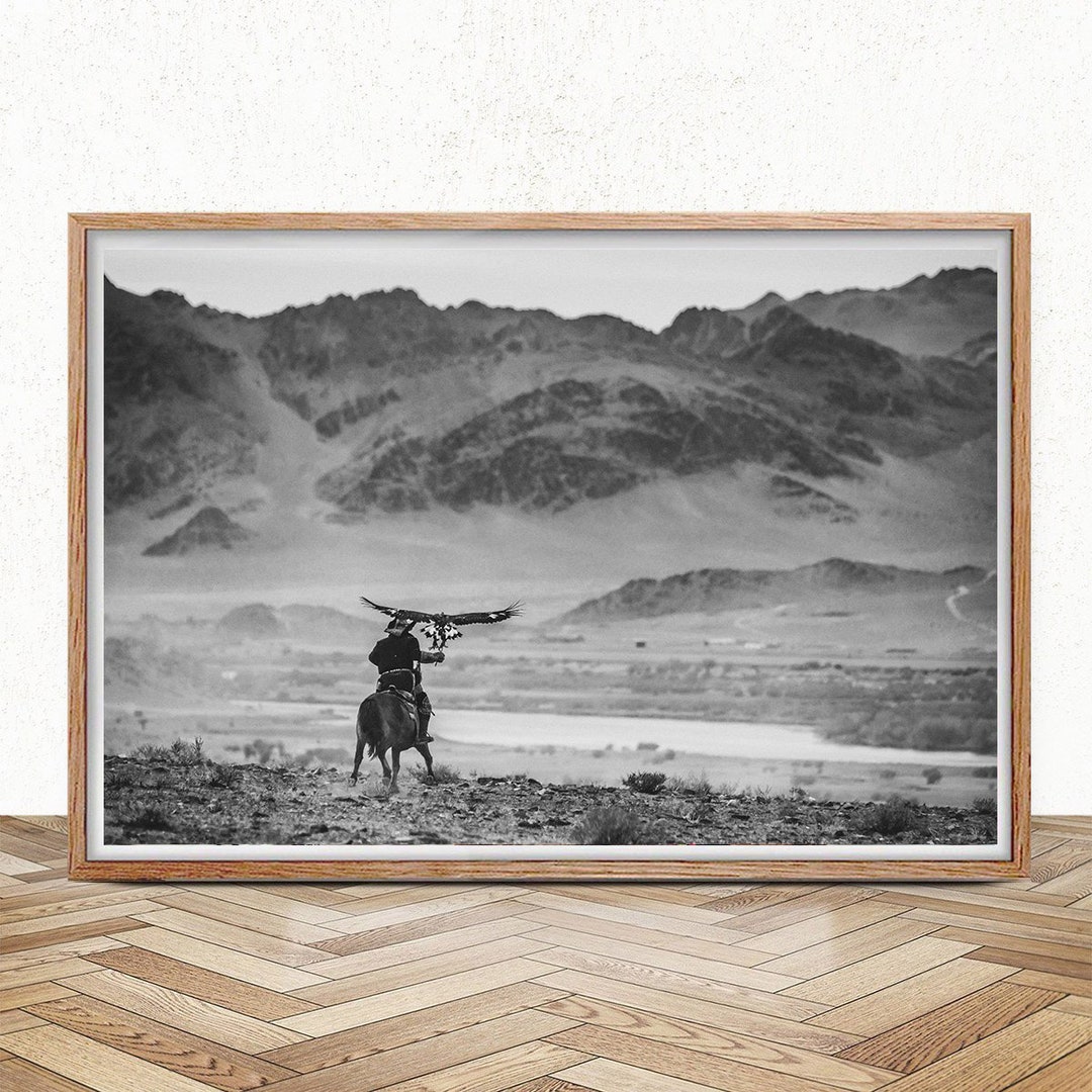 Eagles Hunter Poster Eagle Hunters Wall Decor Mongolia - Etsy