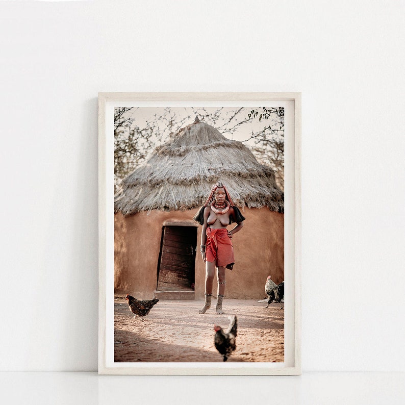 African Women Print Himba Namibia Wall Decor African Tribal - Etsy
