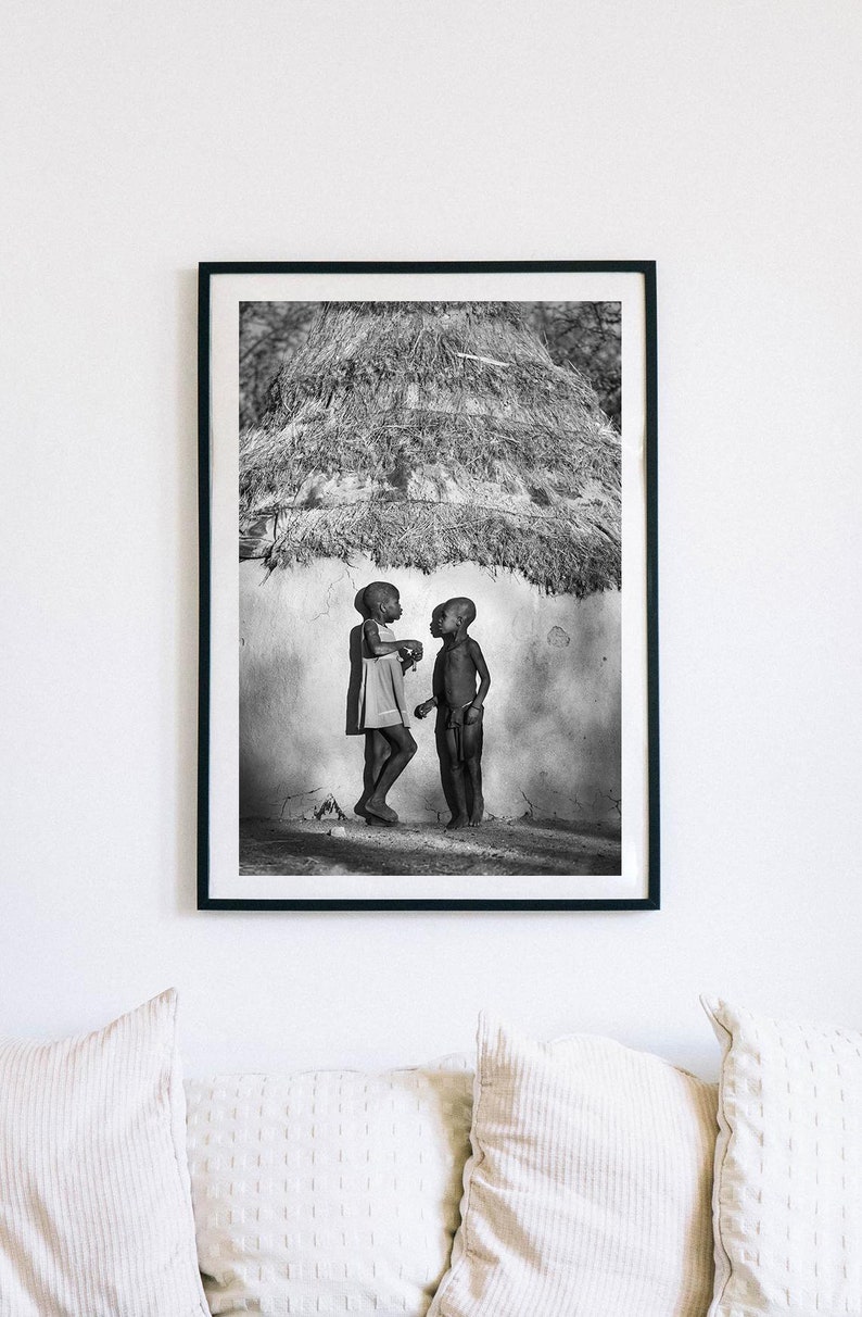 African Tribal Print Himba Tribe People Namibia Poster Fine | Etsy