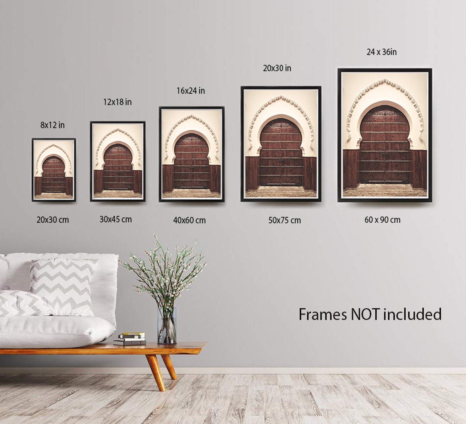 Desert Wall Art Sahara Wall Decor Set of 2 Prints Black and - Etsy