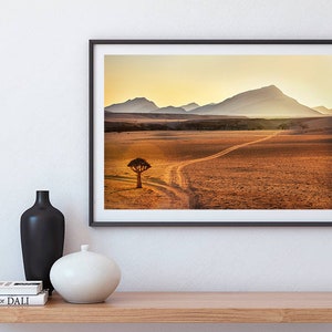 Namibia Wall Art, Africa Landscape Print, Namib Desert, African Wall ...