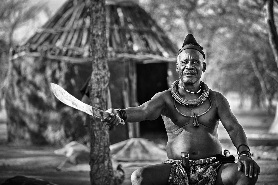 Tribal Chief Portrait Himba Namibia Wall Decor African - Etsy