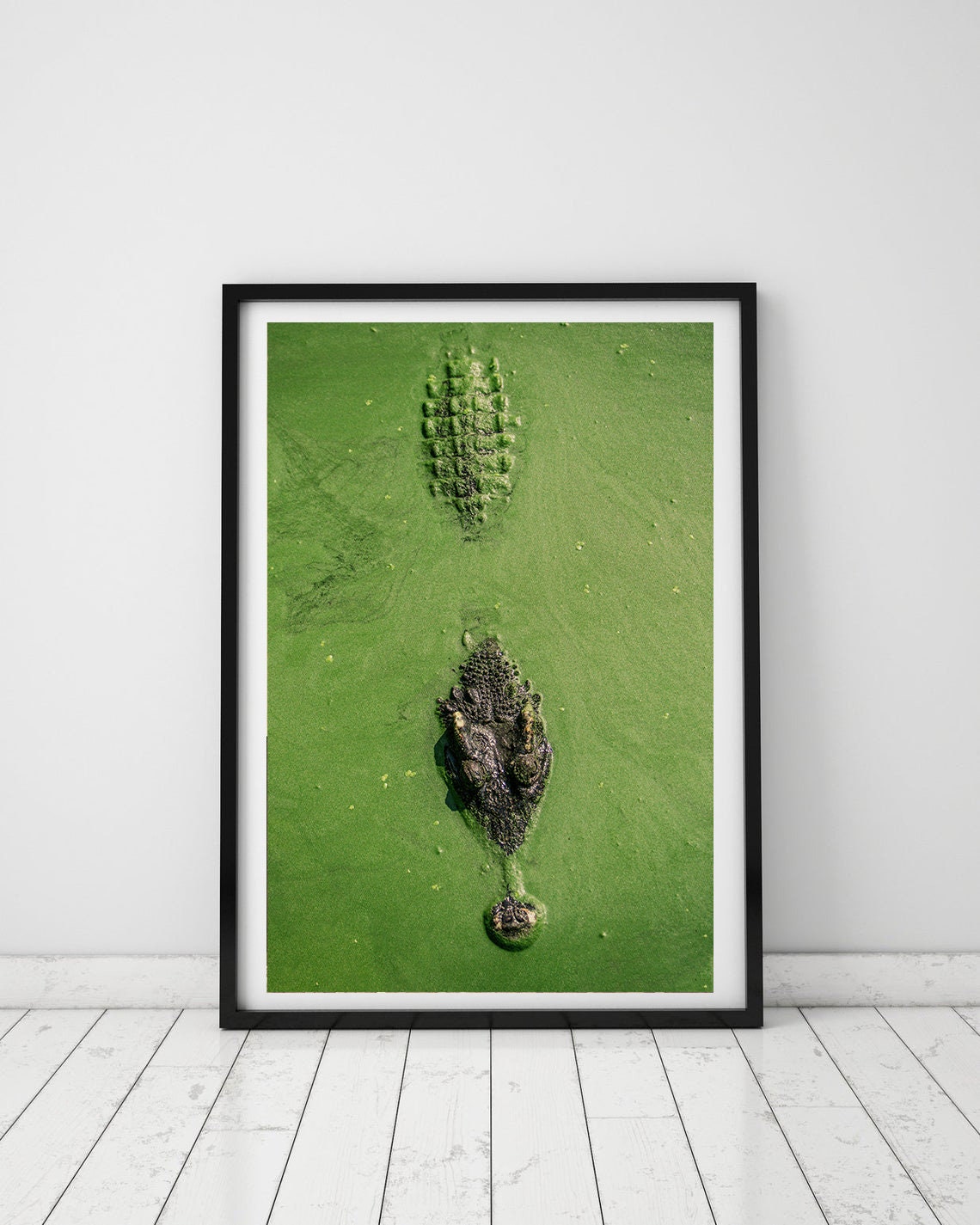 Crocodile Art Print Minimalist Poster Wild Animal Decor - Etsy