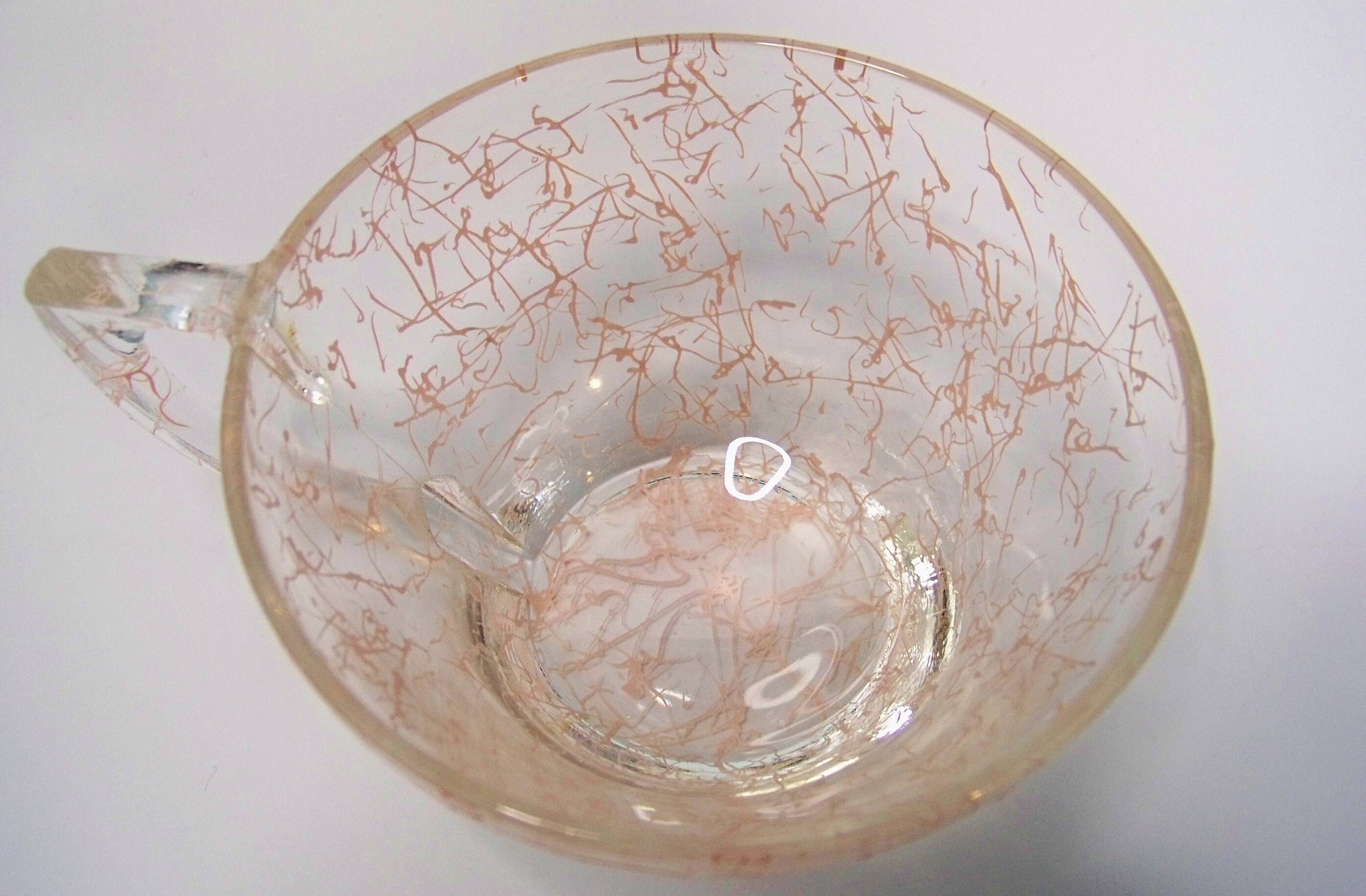 Set of 6 Pink Splatter Paint Tea/coffee Cups Possibly Hazel - Etsy