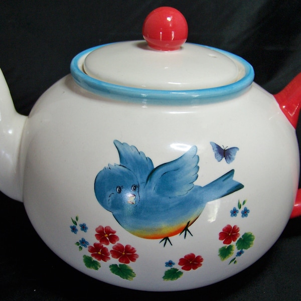 Bird Teapot - Etsy