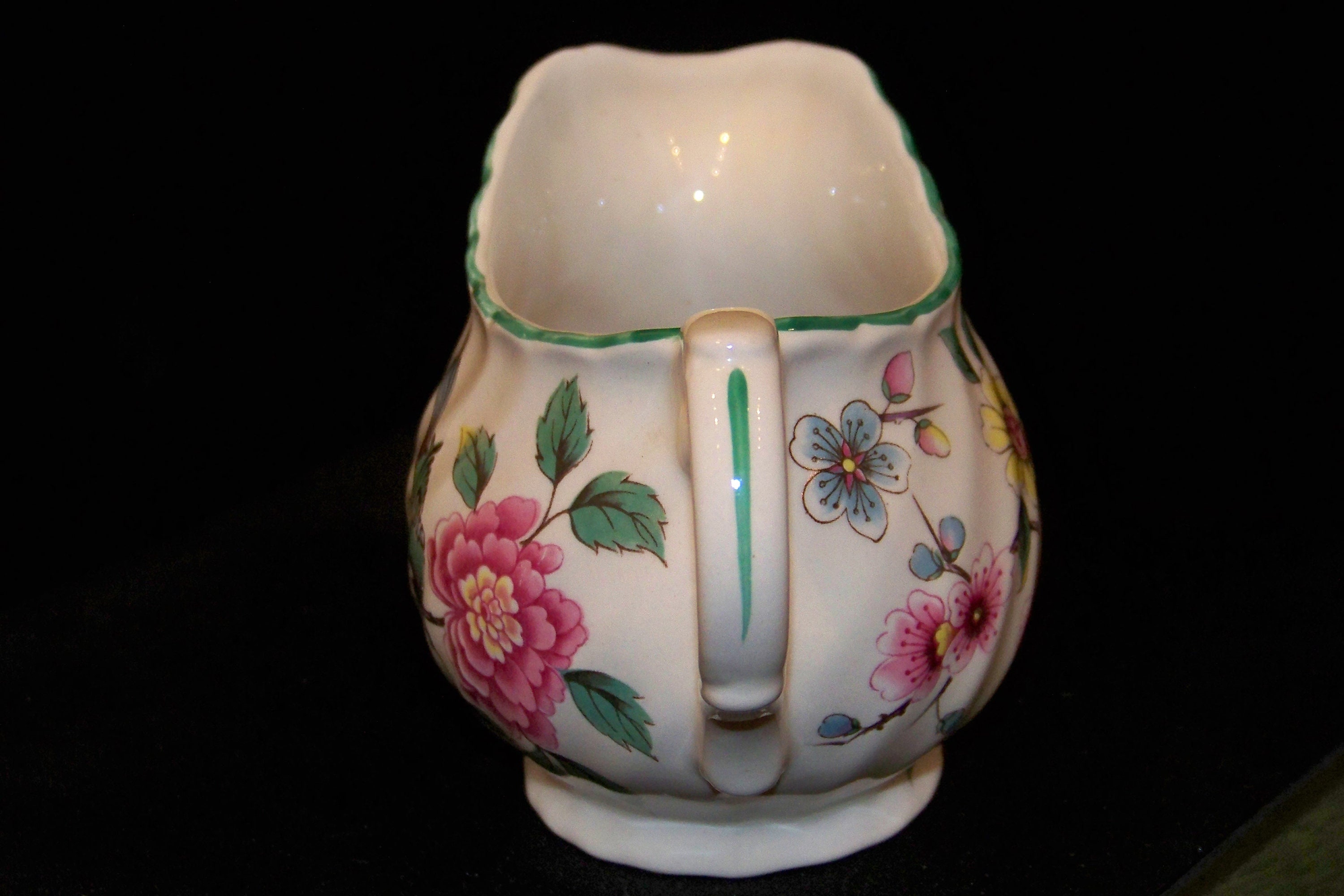 James Kent Ltd Old Foley English Pottery Chinese Rose Pattern Creamer ...
