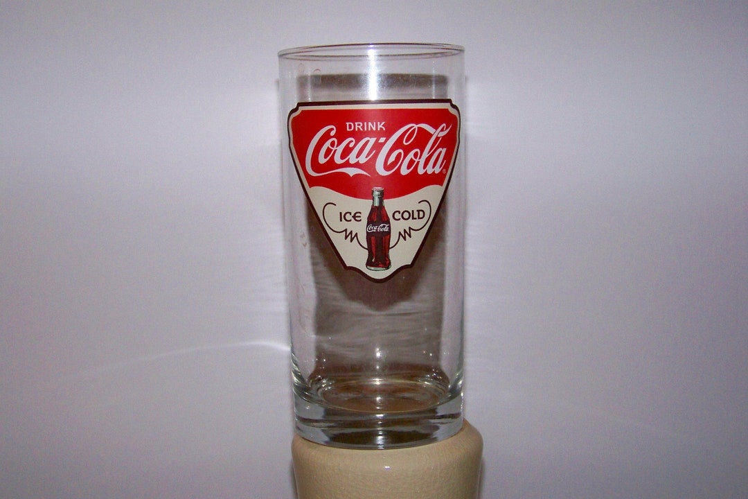 Vintage Coca Cola Coke Tumbler With Triangle Logo - Etsy
