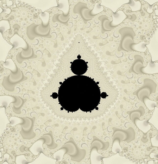 Mandelbrot Fractal Print-sacred Geometry Poster-fractal Art-mathematical Art Science Art ...