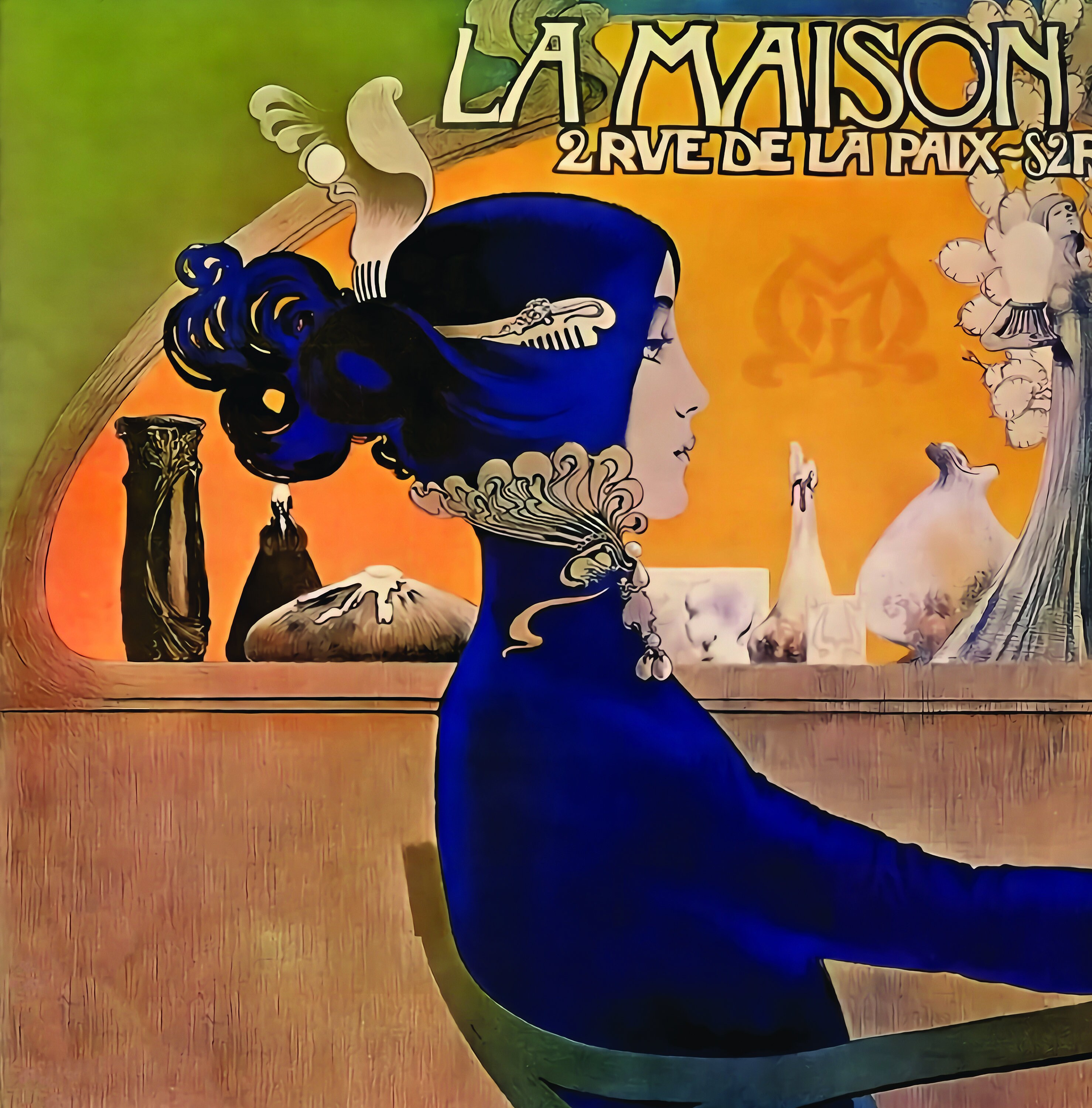 Art Nouveau Print-art Nouveau Poster-vintage Advertising Poster-la ...