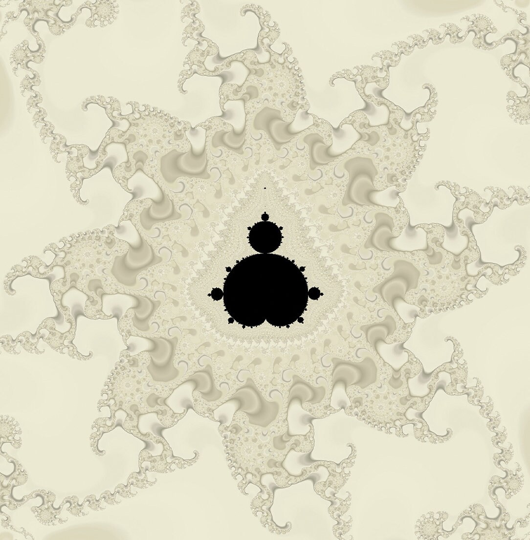 Mandelbrot Fractal Print-sacred Geometry Poster-fractal Art-mathematical Art Science Art ...