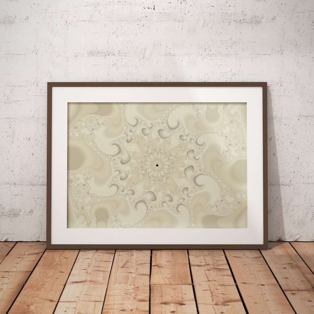 Mandelbrot Fractal Print-sacred Geometry Poster-fractal Art ...