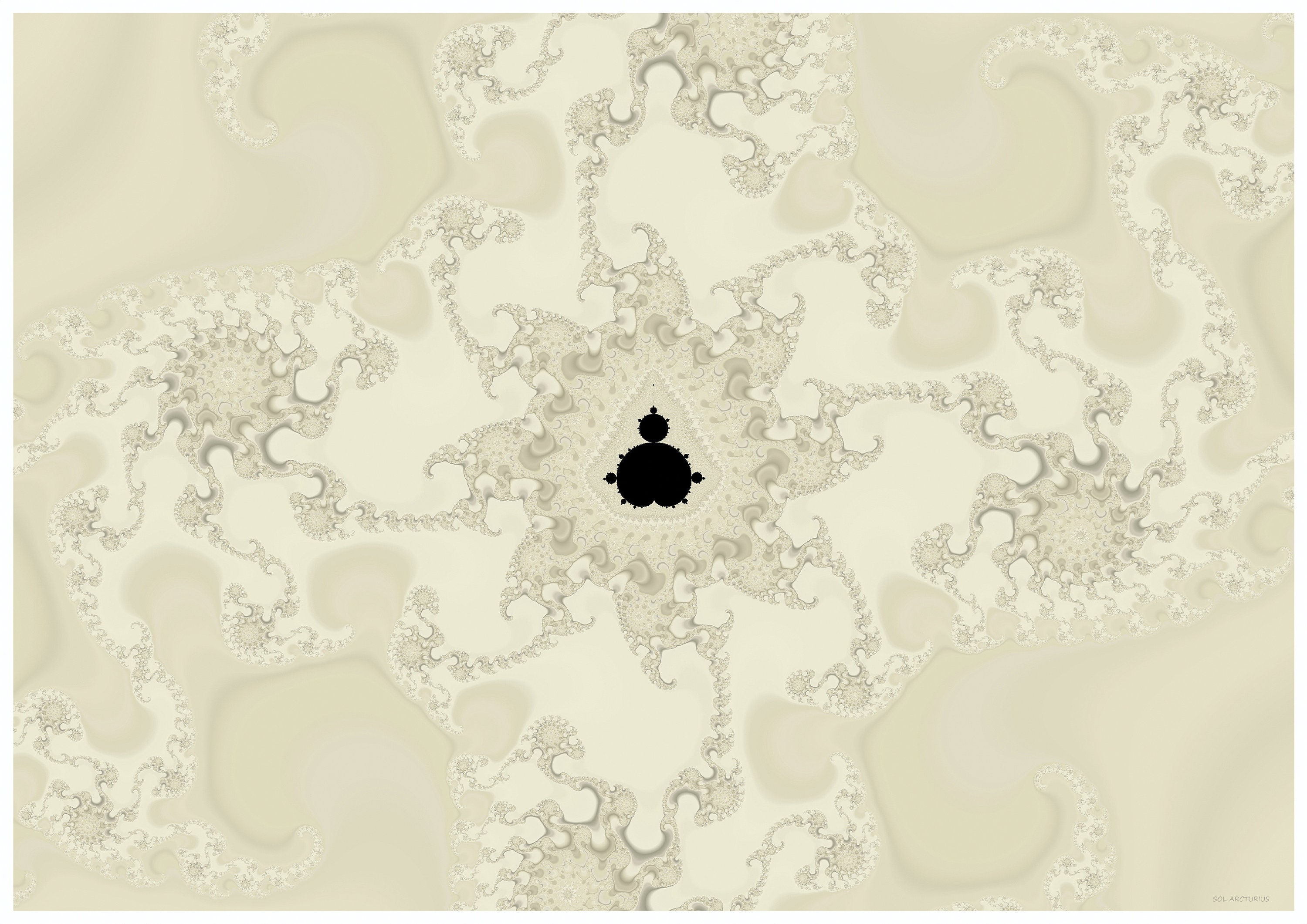 Mandelbrot Fractal Print-sacred Geometry Poster-fractal Art-mathematical Art Science Art ...