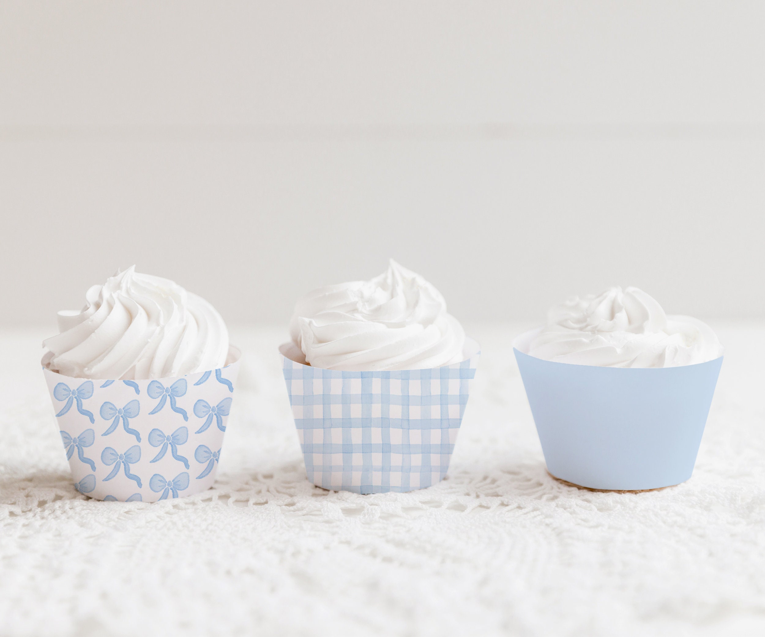 Preppy Cupcake Wrappers Printable, Cupcake Wrapper Printable, Instant ...