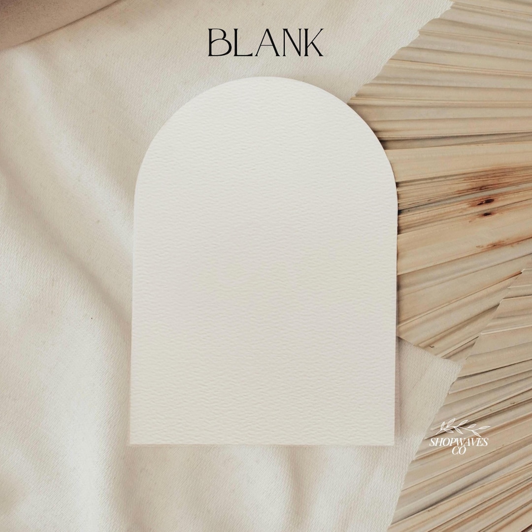 Arch Hemp Cardstock: A2/A7 Blank Wedding Invitations (pack of 10) - Etsy