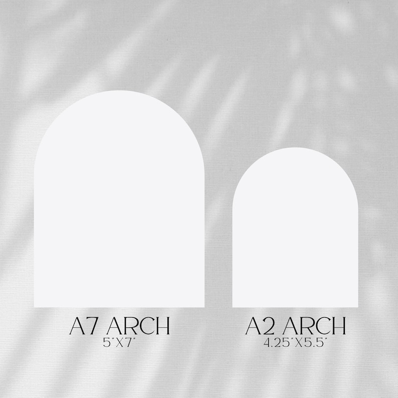 Arch Paper, Blank Arch Paper, Pack of 10, Arch Cardstock, Blank Arch ...