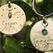 You're a Gem / Custom Hand Stamped Dog Tag, Personalized Metal Pet ID ...