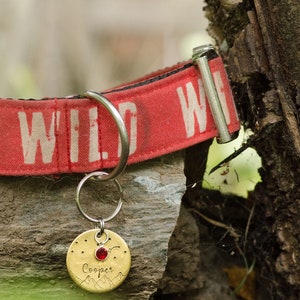 You're a Gem / Custom Hand Stamped Dog Tag, Personalized Metal Pet ID ...