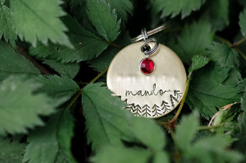 You're a Gem / Custom Hand Stamped Dog Tag Personalized | Etsy