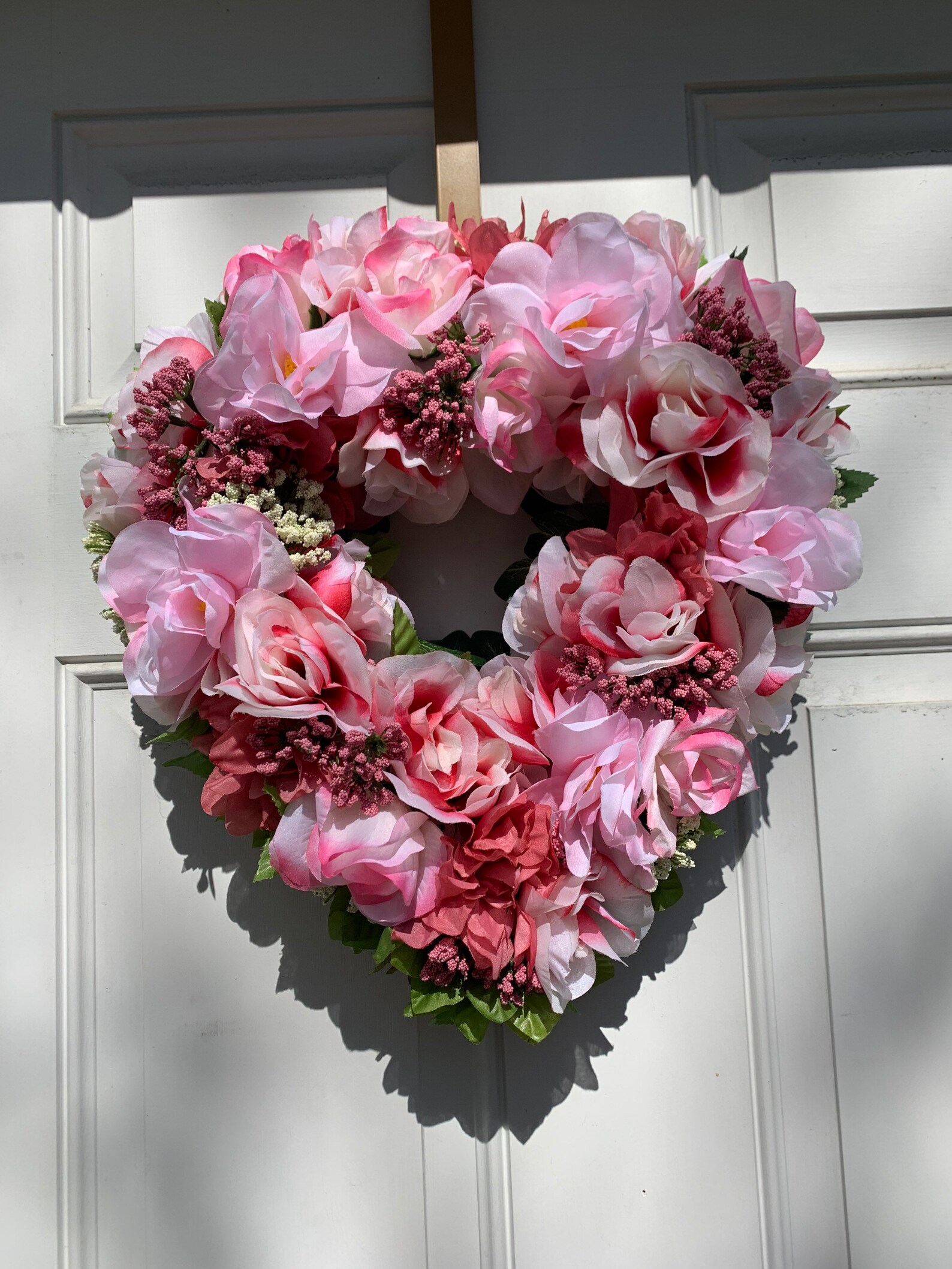 Couronne rose de fleur de coeur | Etsy