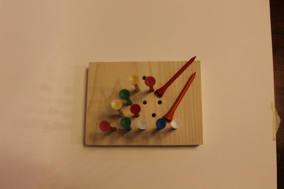 Classic Peg Board Game | Etsy
