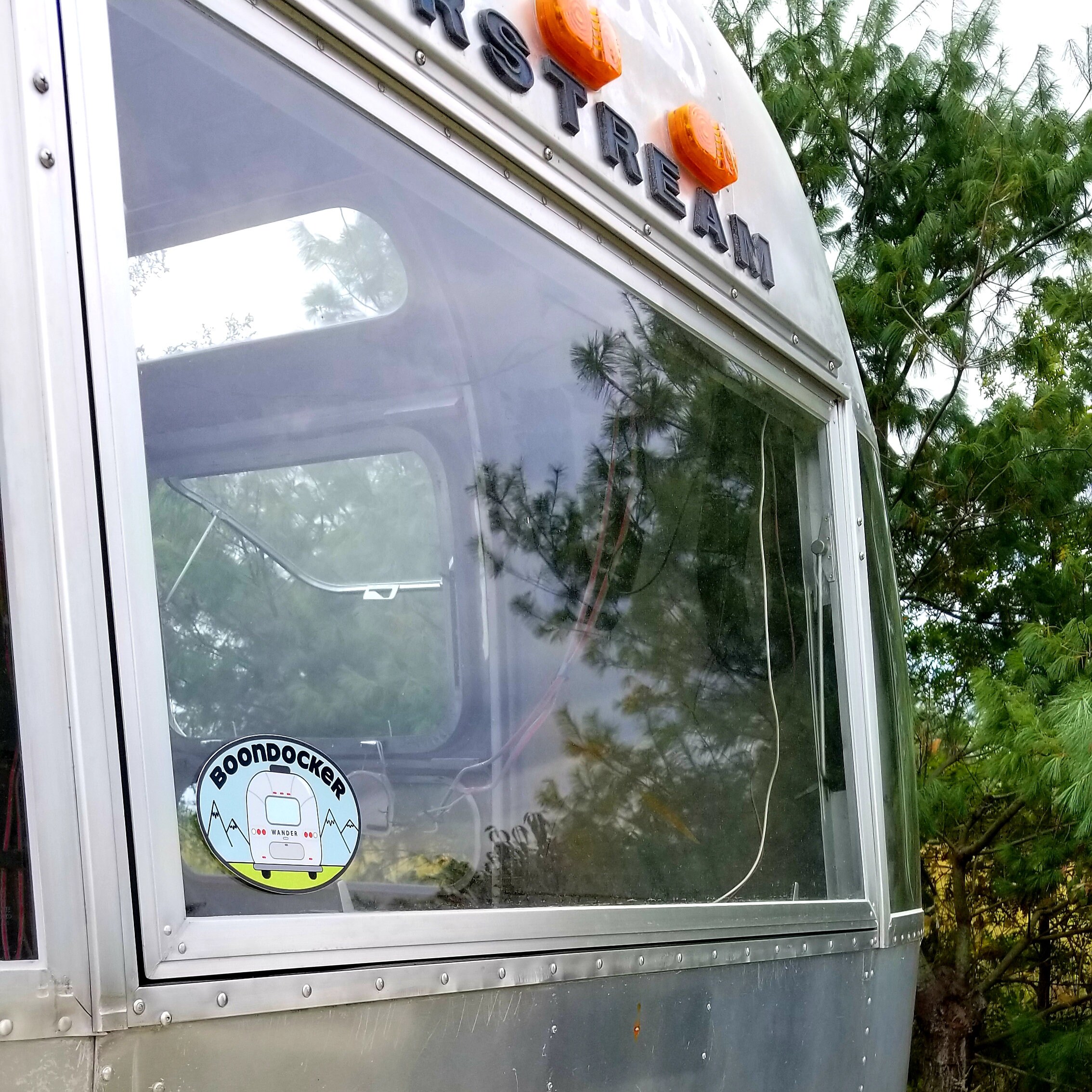 Airstream Bumper Sticker Boondock Camping Vinyl Car Decal Computer Yeti ...