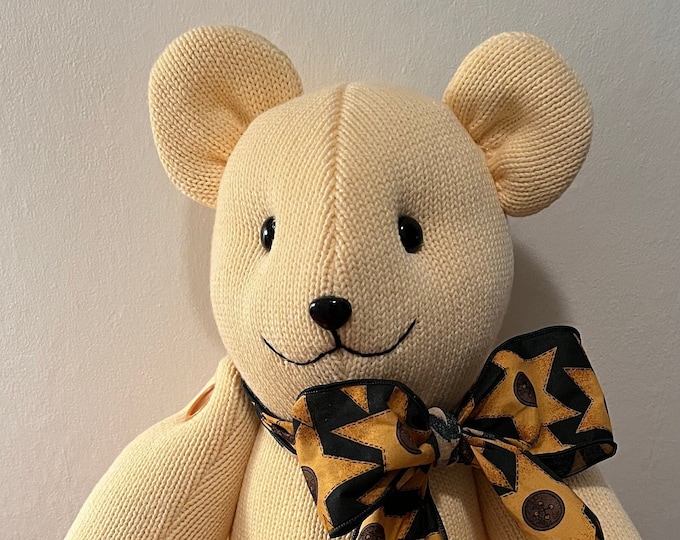 Memory Bear 18 Inches Tall Made From Your Loved One's - Etsy