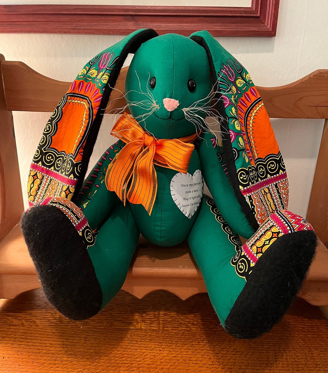 Memory Bunny ( 18 Inches Tall) Made From Your Loved One's Clothing - Etsy