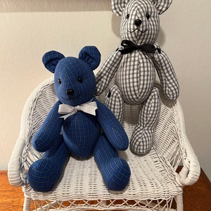 12" Memory Bear - Etsy