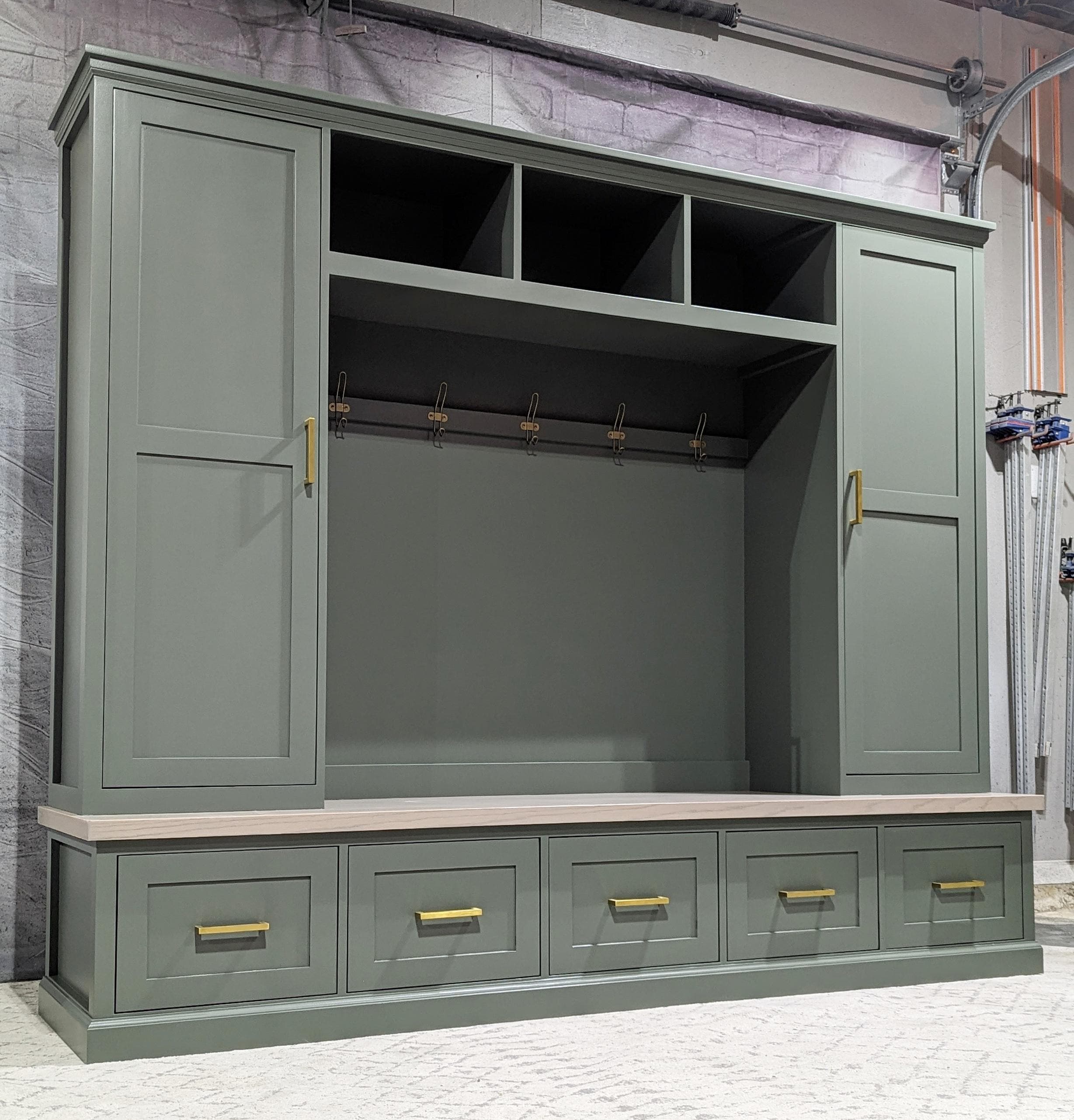 Mudroom Locker | Hall Tree | Storage Bench | Entryway Cabinet | Hallway ...