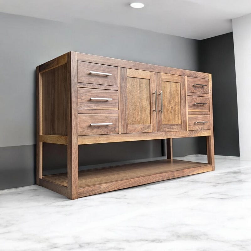 Walnut Vanity - Etsy
