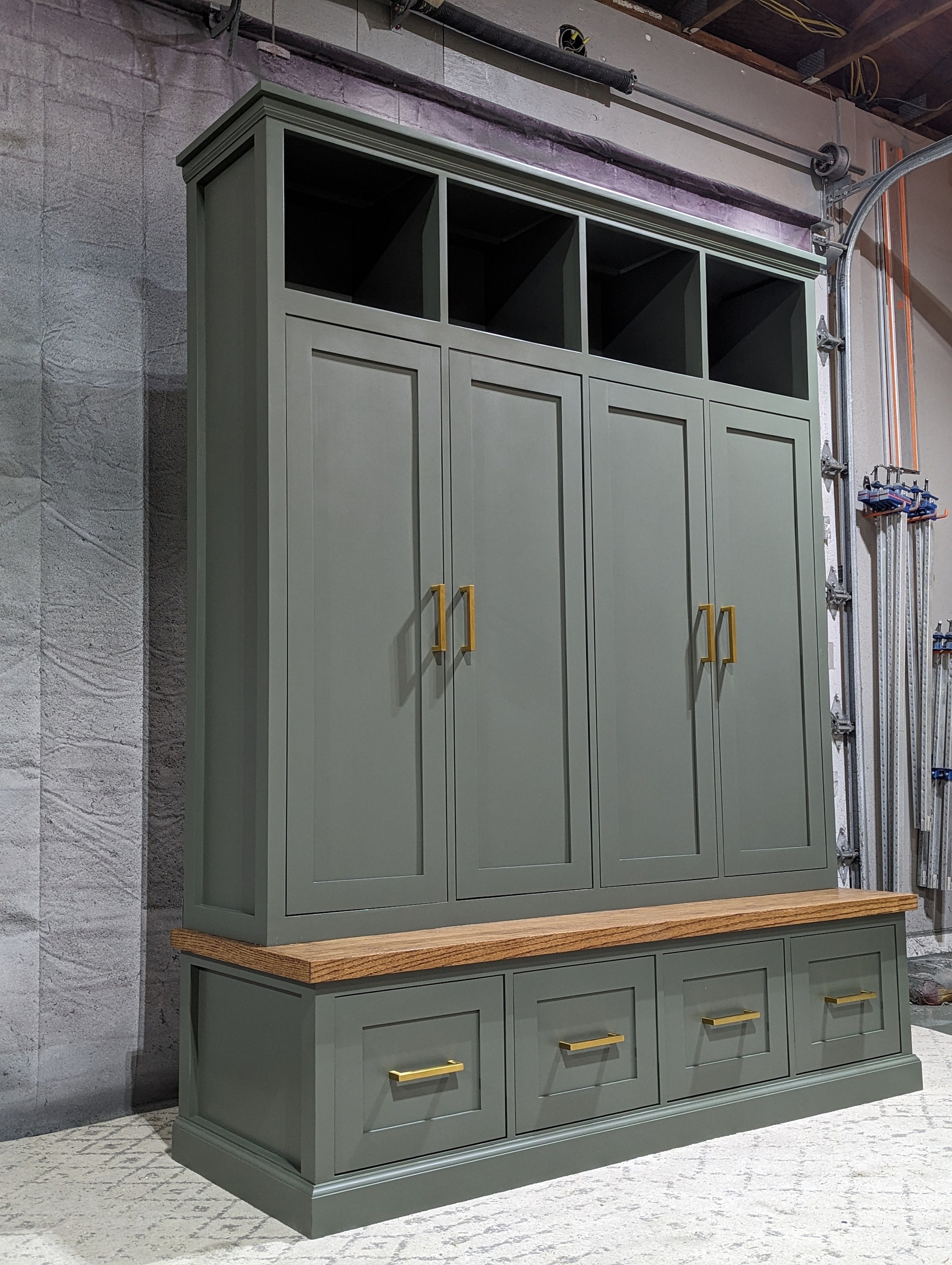 Mudroom Locker | Hall Tree | Storage Bench | Entryway Cabinet | Hallway ...
